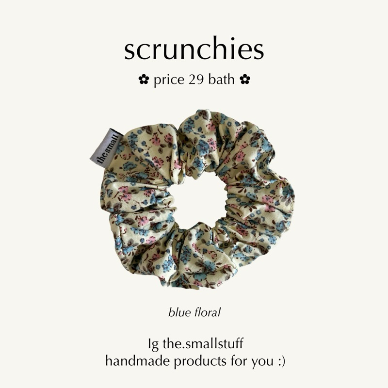 scrunchies | ยางมัดผม flowers pattern - the.smallstuff - ThaiPick