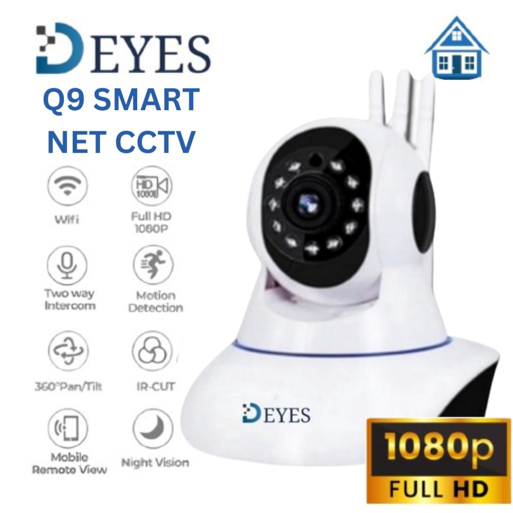 DEYES Q9 SMART NET CCTV IP SMART NET กล้อง 1080P กล้องวงจรปิดบ้านพร้อม ...