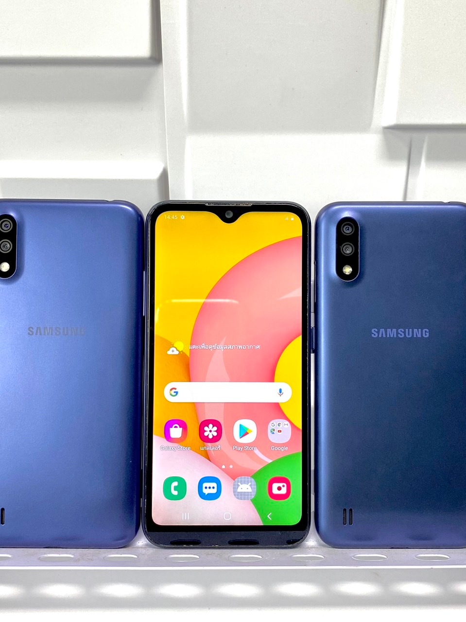 Samsung A01 แรม2 รอม16 แอนดรอยด์10.0 สภาพสวยพร้อมใช้งาน (ฟรีชุดชาร์จ ...