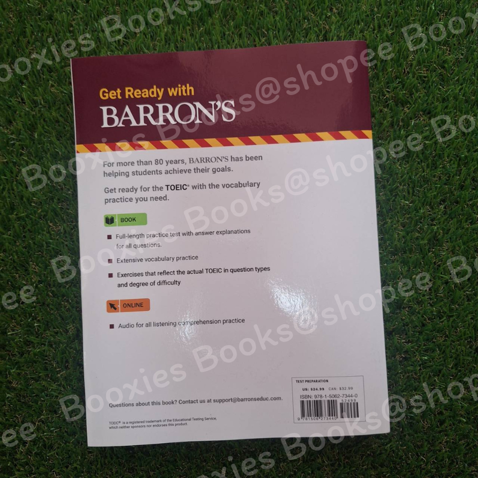 ส่งต่อหนังสือ TOEIC ESSENTIAL WORDS (WITH ONLINE AUDIO) (BARRONS TEST ...