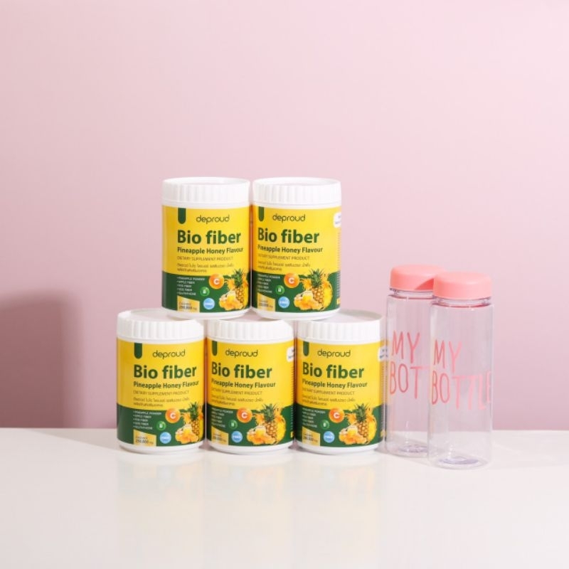 Deproud Bio Fiber ดีพราว ไบโอ ไฟเบอร์ สัปปะรดผสมกลูต้า ขนาด 250 กรัม - finessethailand - ThaiPick