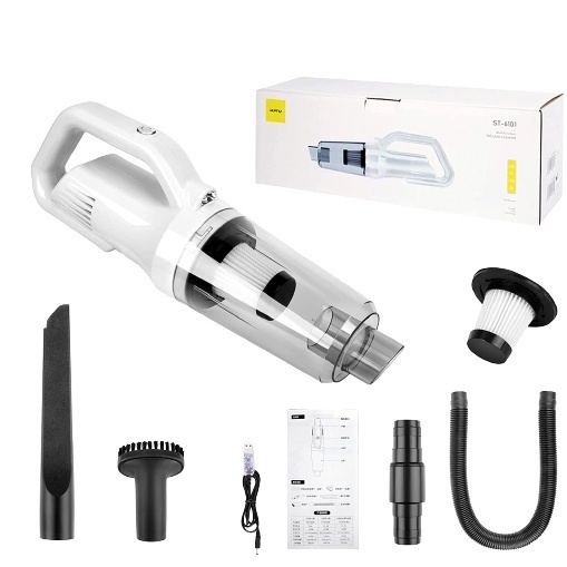 XTON คุ้มค่า เครื่องดูดฝุ่นไร้สายน้ำหนักเบา ST6101ชาร์จใหม่ได้ ดูดพลังที่แข็งแกร่ง (สำหรับรถยนต์ ...