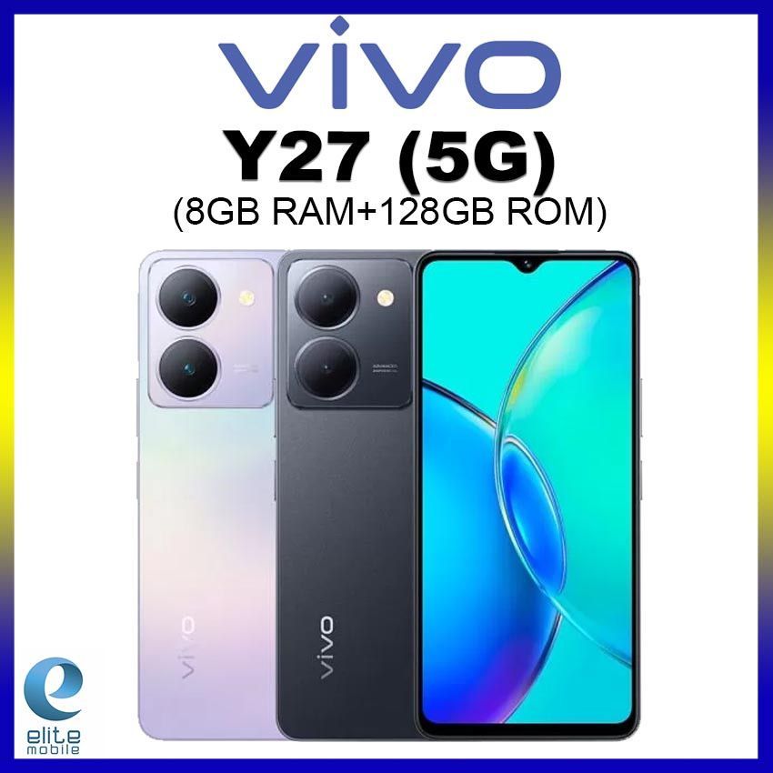 ใหม่ Vivo Y27 5G (8+128GB) โทรศัพท์ Vivo หน้าจอ 6.64 นิ้ว ชาร์จเร็ว15W กล้อง 50MP เครื่องแท้ ...