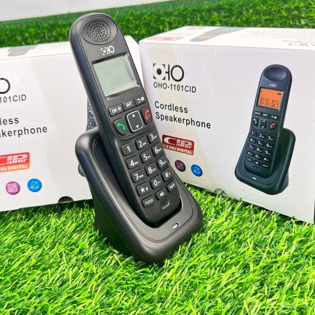 โทรศัพท์บ้าน โทรศัพท์ไร้สายรุ่น: OHO-1101CIDใช่งานง่าย เคลื่อนย้ายสะดวก - YEYE XLZ - ThaiPick