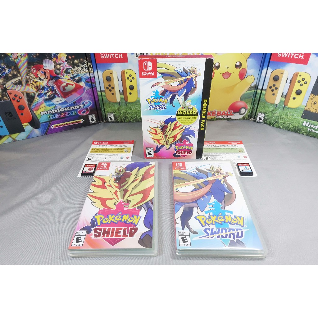 Pokemon Sword and Shield Double Pack Edition GAME NINTENDO SWITCH ...