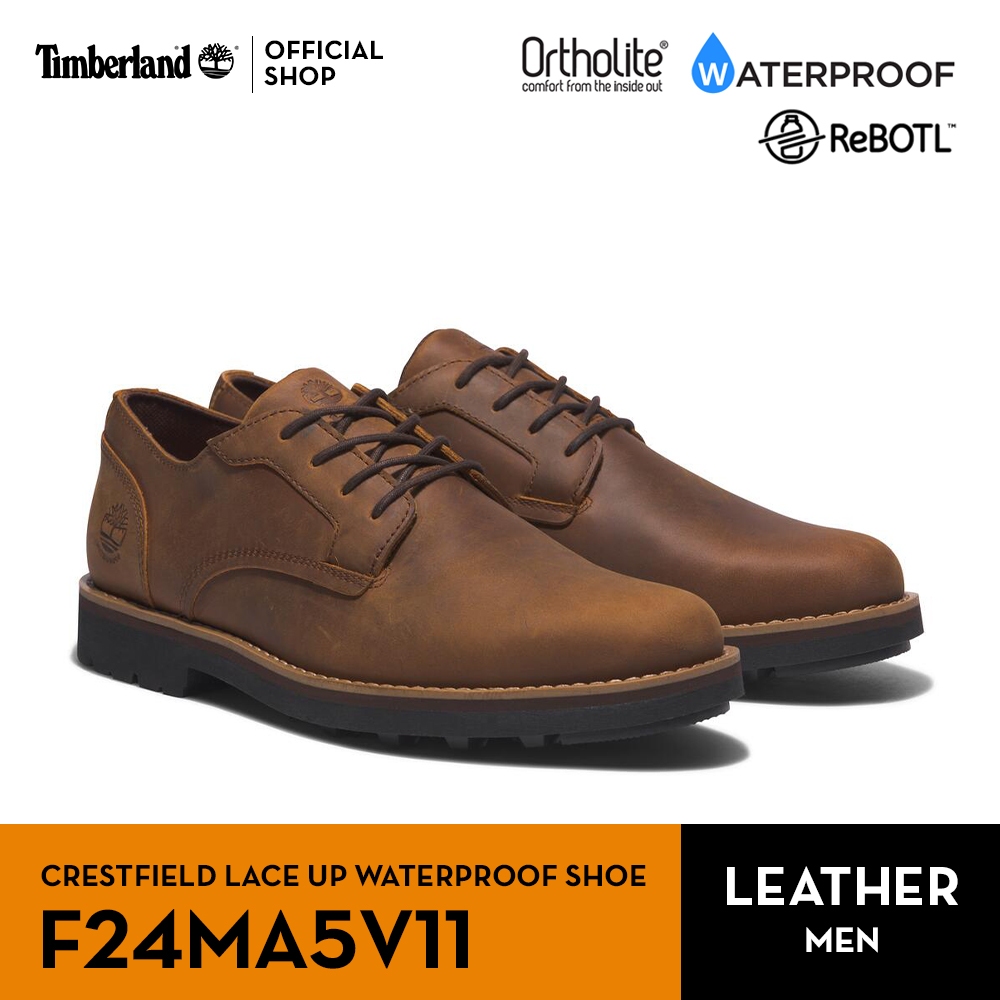 Timberland Men's CRESTFIELD LACE UP WATERPROOF SHOE รองเท้าผู้ชาย ...