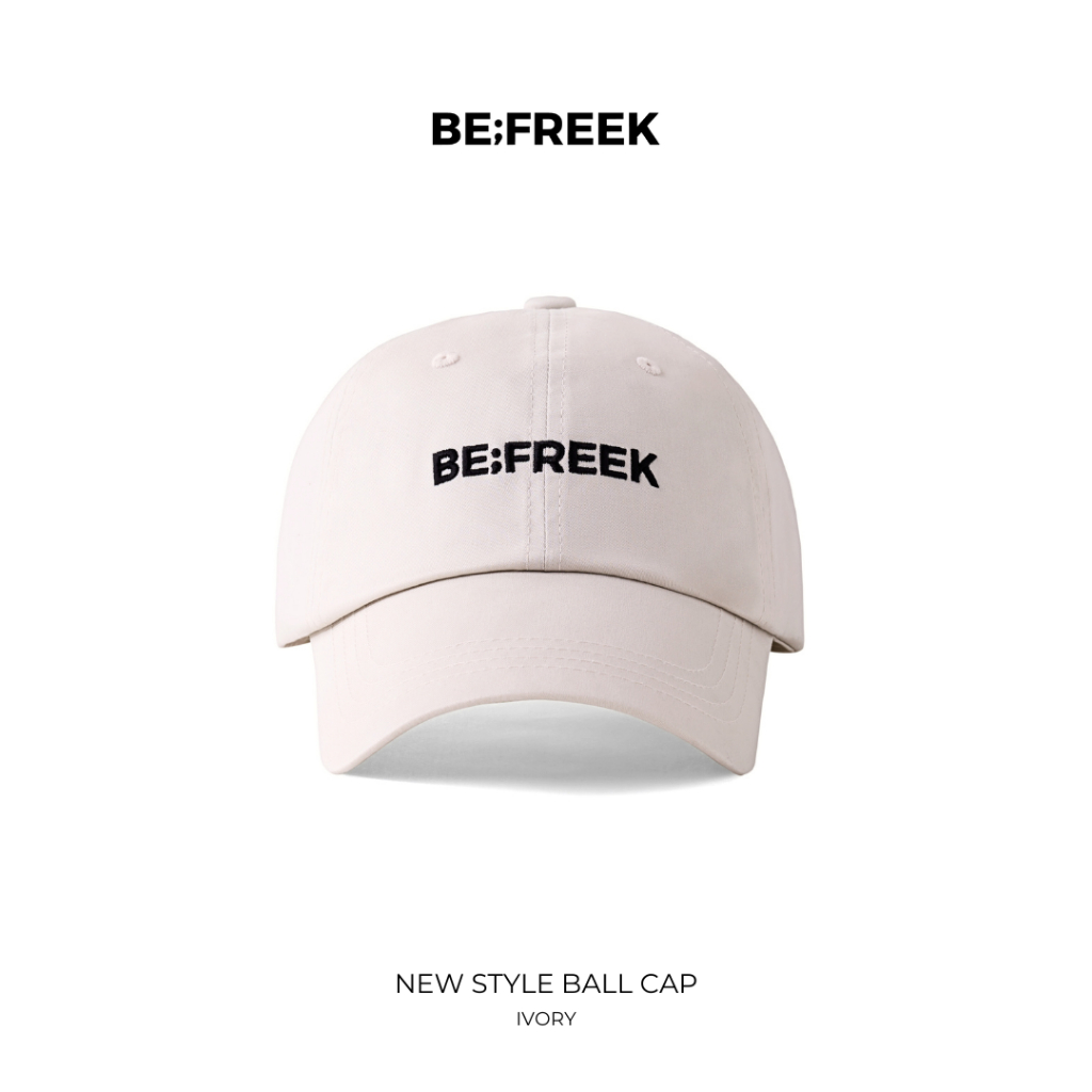 New Style Ball Cap Ivory Logo BE;FREEK (Available Now) หมวกแก๊ปทรงใหม่ ...