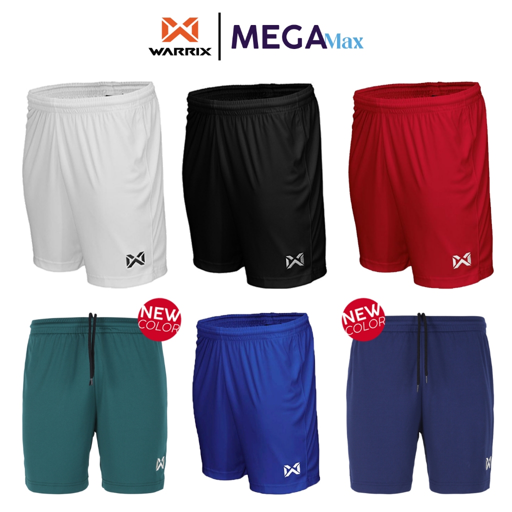 กางเกงกีฬาฟุตบอล WARRIX FBA009 ปักโลโก้ เอวยางยืด มีเชือก กางเกงกีฬาขาสั้น WP-1509 - MEGA MAX ...
