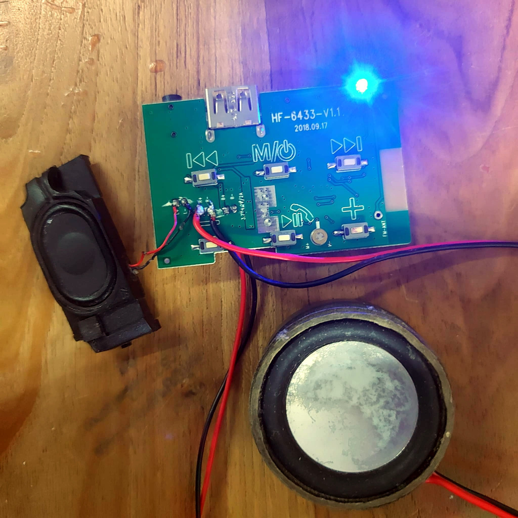 วงจรลำโพงบูลทูล MP3 Bluetooth DIY ขยายเสียง 4.8W x 2 สเตอริโอ (NR-2023 ...