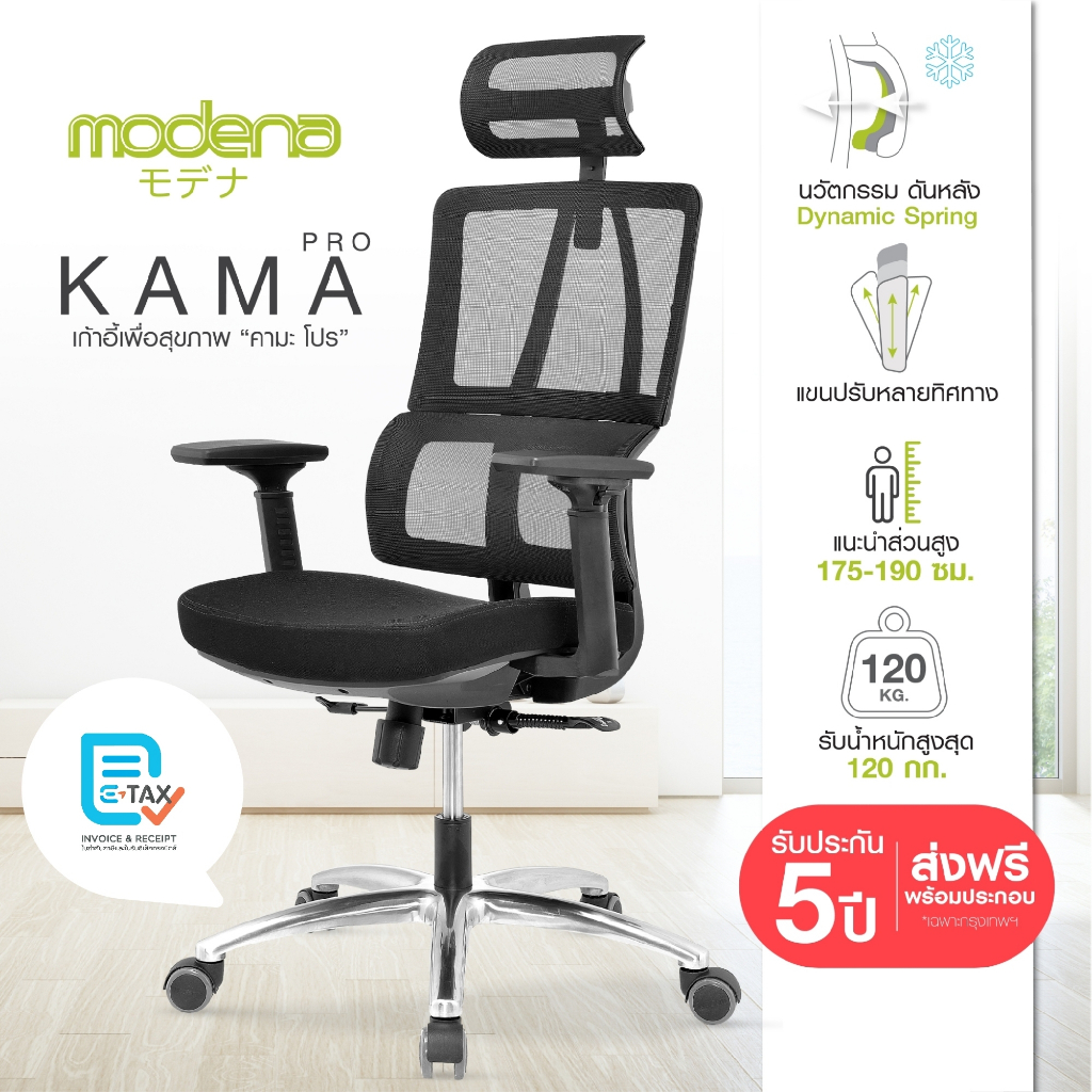 เก้าอี้เพื่อสุขภาพ รุ่น Kama Pro ถูกที่สุด พร้อมโปรโมชั่น เม.ย. 2025 ...