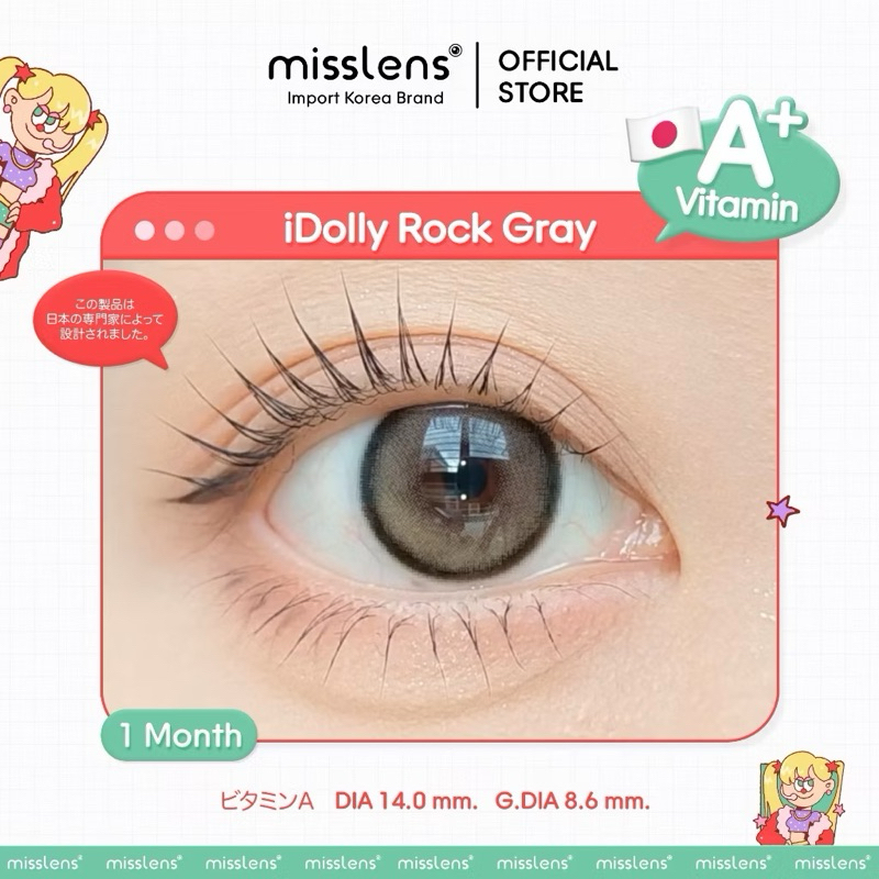 [ใหม่ล่าสุด]Manylens Vit A "Idolly Pop Brown/Rock gray 1 month" #misslens - misslens_official ...
