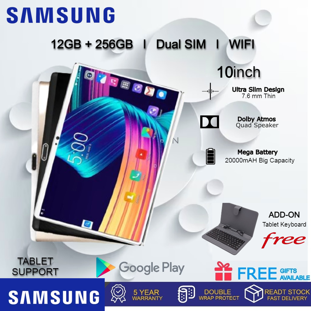 Samsung Galaxy Tablet SE {12GB RAM + 512GB ROM} Smart Tablet Android ...