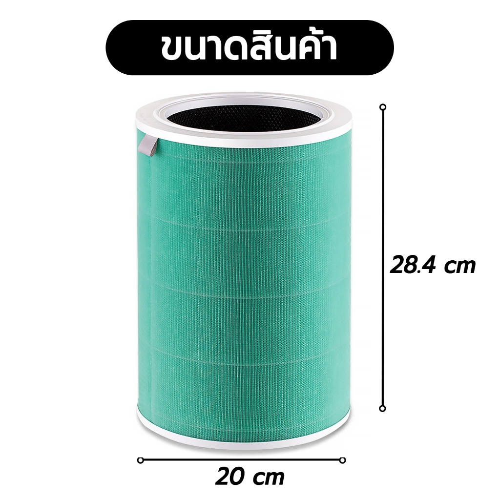 [มี RFID] Air Purifier Filter ไส้กรองเครื่องฟอกอากาศ สำหรับรุ่น Xiaomi ...