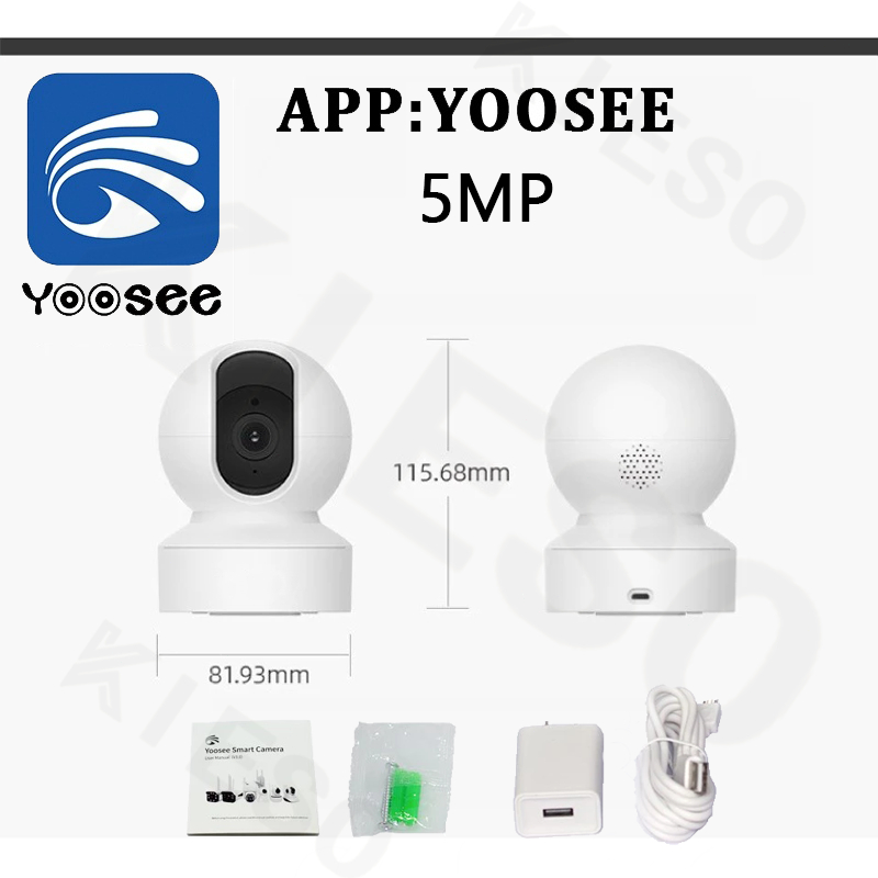 กล้องวงจรปิดไร้สาย YooSee IP Camera Full HD 5MP 5ล้านพิกเซล ซ่อนเสา ...