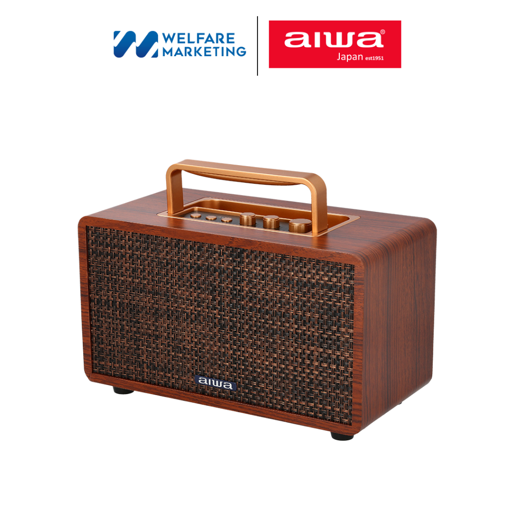 [ผ่อน 0%] AIWA Retro Classic B Bluetooth Speaker ลำโพงบลูทูธพกพา SUPER ...