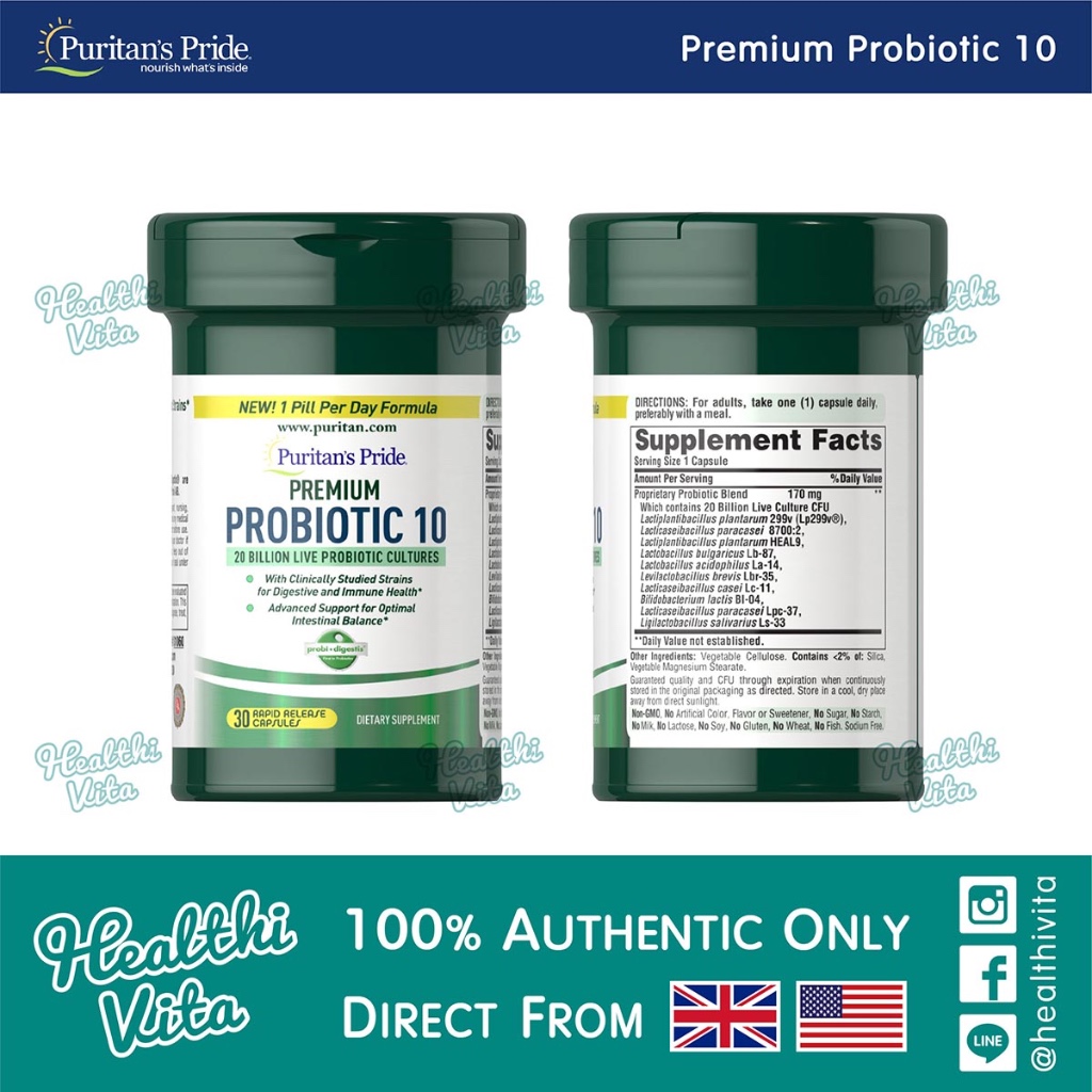 Probiotic 10 Premium ถูกที่สุด พร้อมโปรโมชั่น มิ.ย. 2025 | BigGoเช็ค ...
