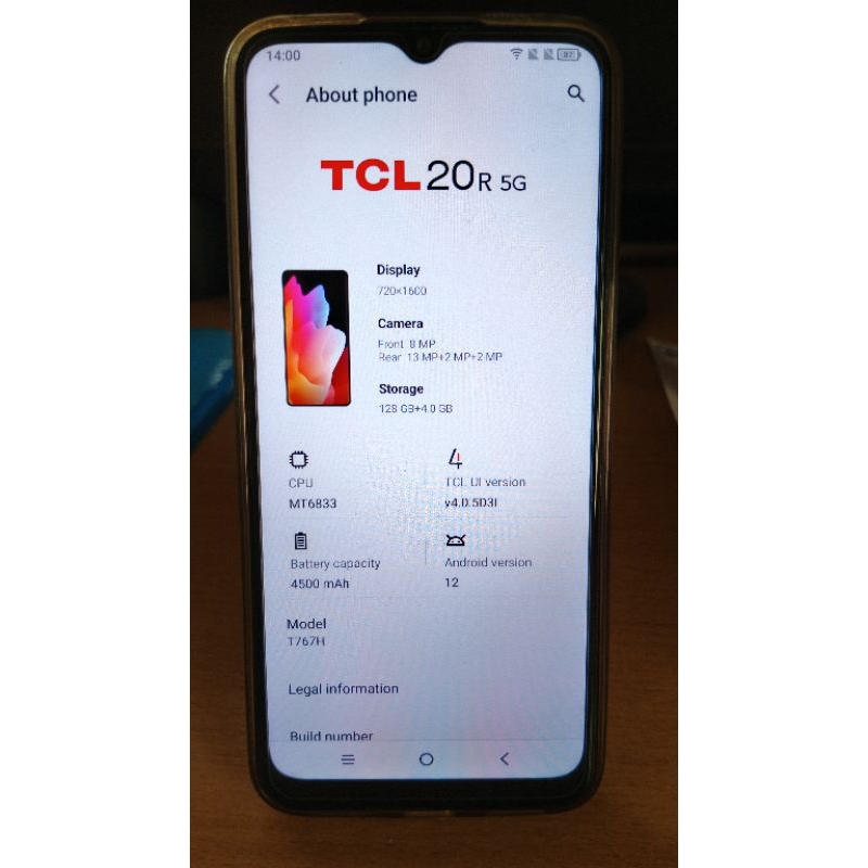 TCL 20R 5G มือสอง ถูกที่สุด พร้อมโปรโมชั่น ต.ค. 2025 | BigGoเช็คราคาง่ายๆ