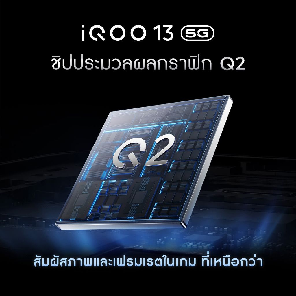 [New] iQOO 13 5G (16+16/512GB) ไอคูล Snapdragon 8 Elite+Chip Q2 | 6150mAh+120w | 2K 144Hz Ultra ...