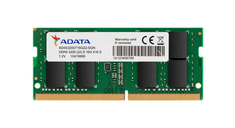 เอดาต้า แรมโน้ตบุ๊ค DDR4 16GB/3200MHz.CL22 SODIMM | Makro PRO