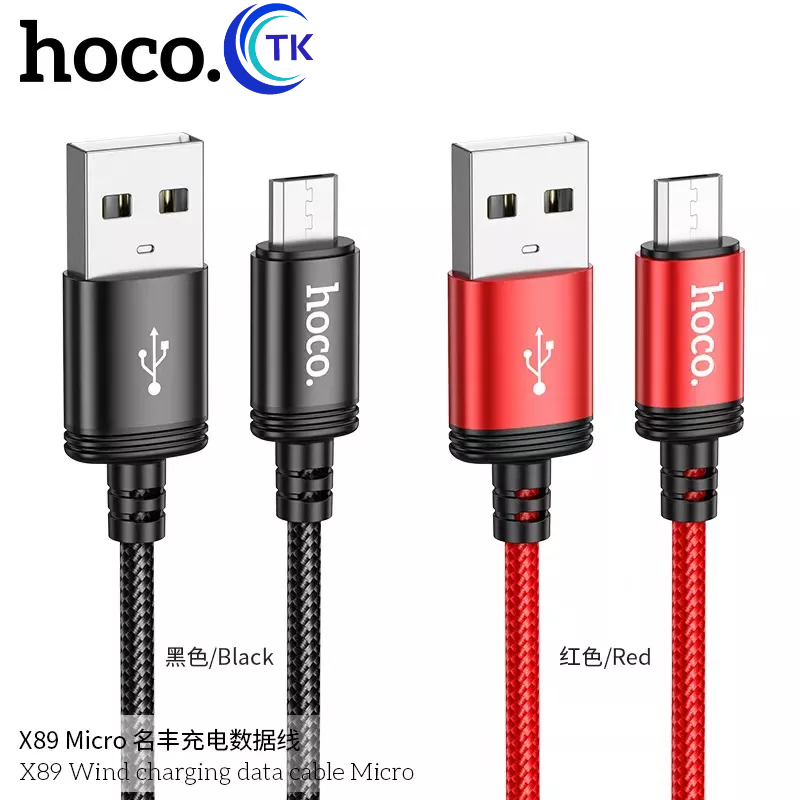 มาใหม่ ใช้ดีมาก ถูกที่สุด สายชาร์จ HOCO X89 สายชาร์จ สำหรับ L Micro Type-C ความยาว1เมตร ชาร์จไว ...