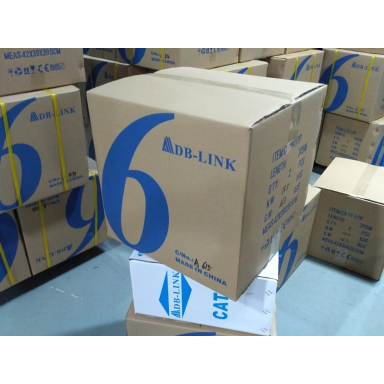 Adblink Cat6 UTP 305M Cable Coil ( Yellow Wire Gigabit Boot ...
